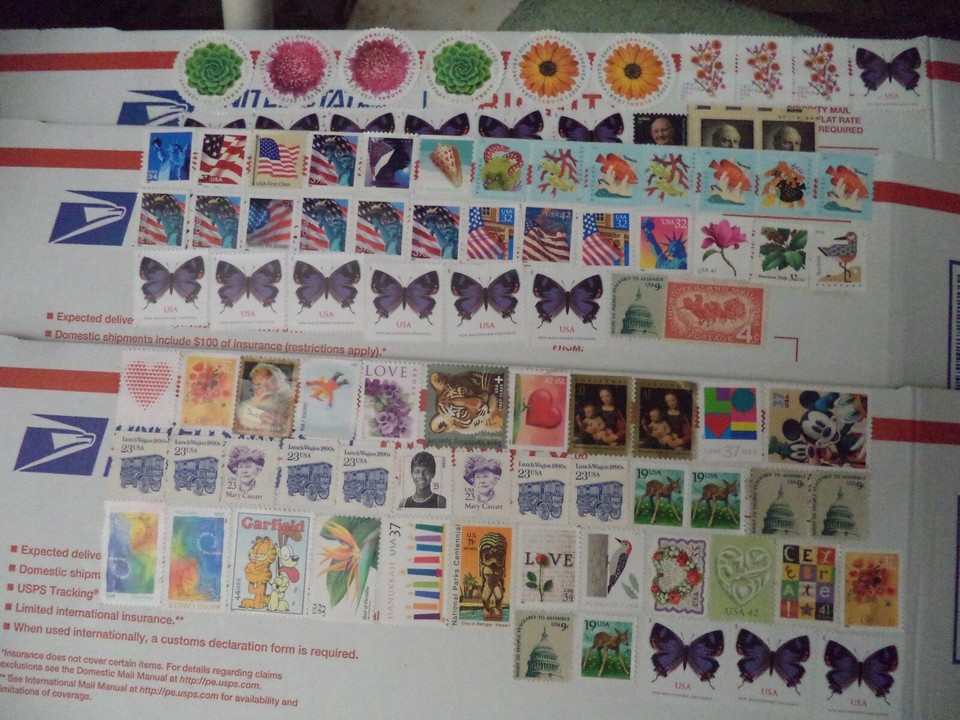 100 GENUINE FOREVER $78 US POSTAGE STAMPS NOT USED AS INTENDED PURPOSE ...