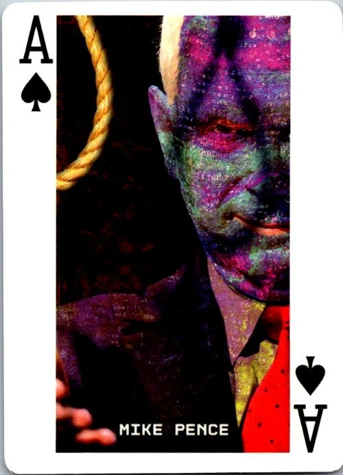 2024 GOP House of Cards MIKE PENCE political art card single Free Ship ...