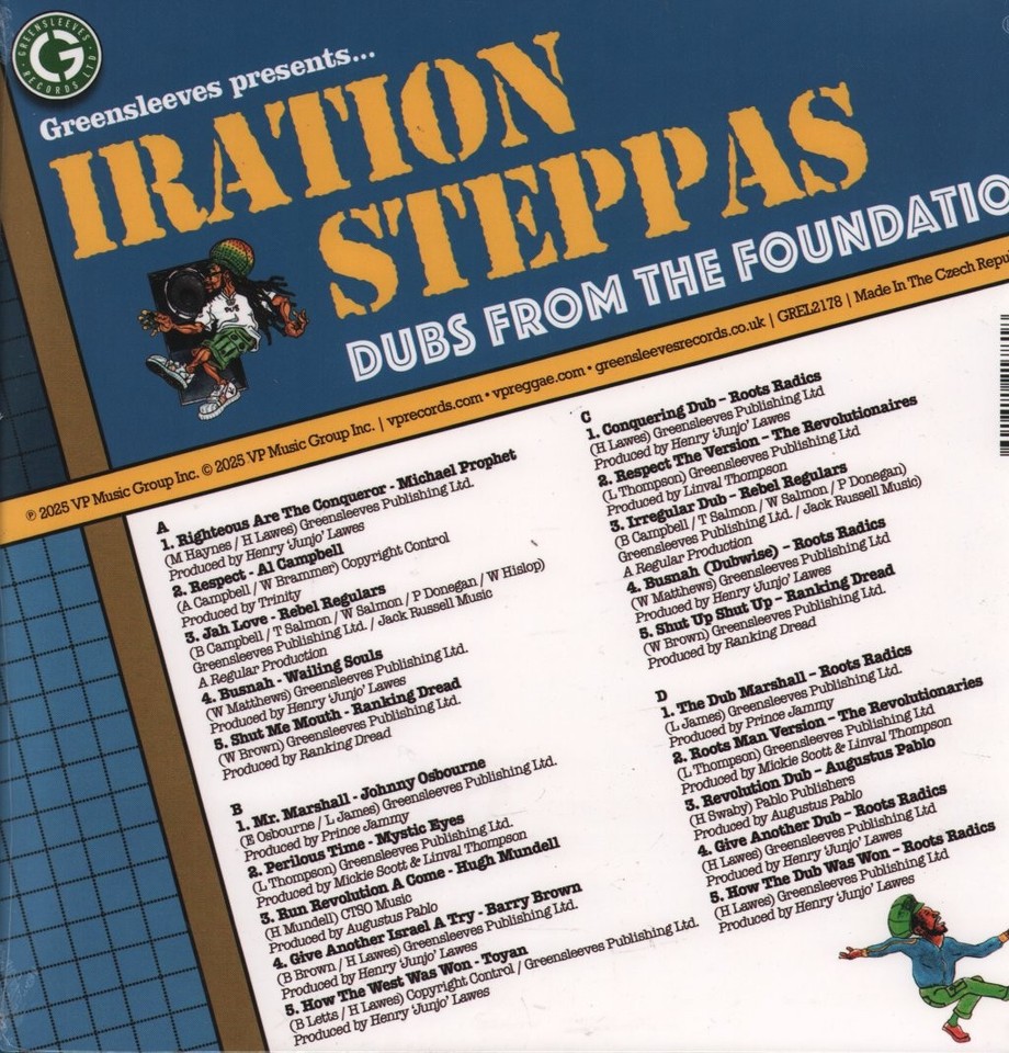 Iration Steppas Presents Dubs From the Foundation double LP vinyl Europe Vp | eBay