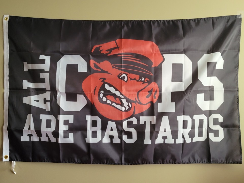 ACAB A.C.A.B 3x5Ft Large Flag Banner Punk Antifa Riot All Cops Are ...