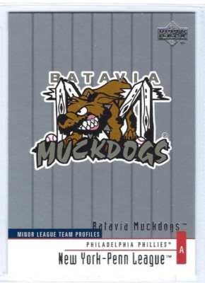 2002 Upper Deck Minor League #348 Batavia Muckdogs Logo Card | eBay