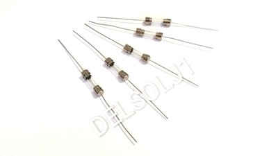 LOT OF 5 NEW SCHURTER T5AL250V 5mm x 20mm T5AL SLOW BLOW PIGTAIL AXIAL ...