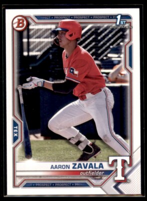 2021 Bowman Draft 1st Aaron Zavala Texas Rangers #BD-101 - QTY | eBay