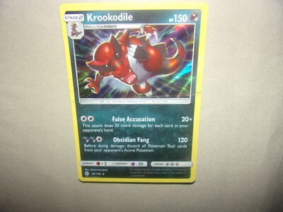 Krookodile SM Base Set 85/149 Near Mint NM Holo Rare LP | eBay