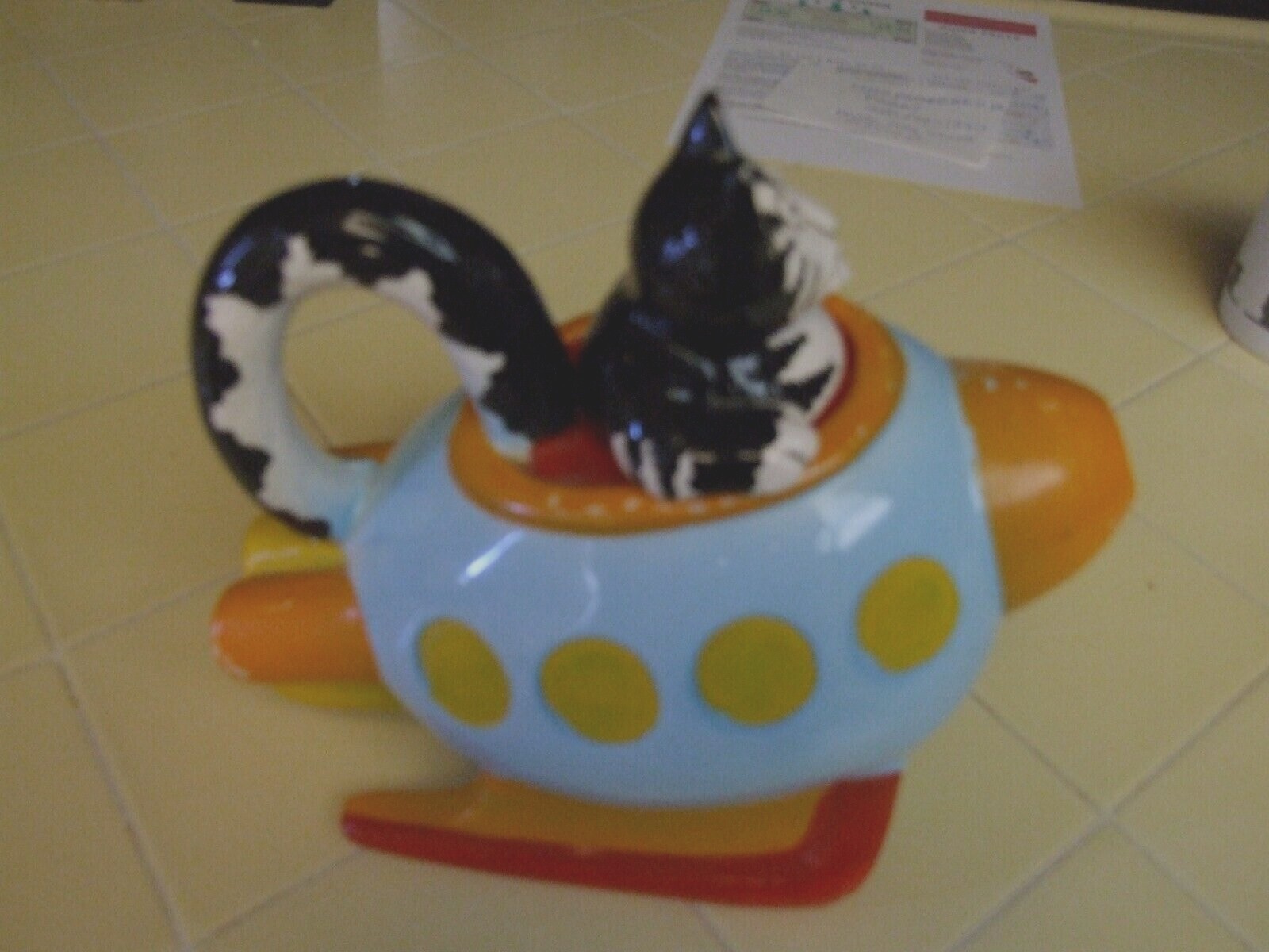 KLIBAN CAT ROCKET SPACESHIP TEAPOT(VERY RARE AND HARD TO FIND) | eBay