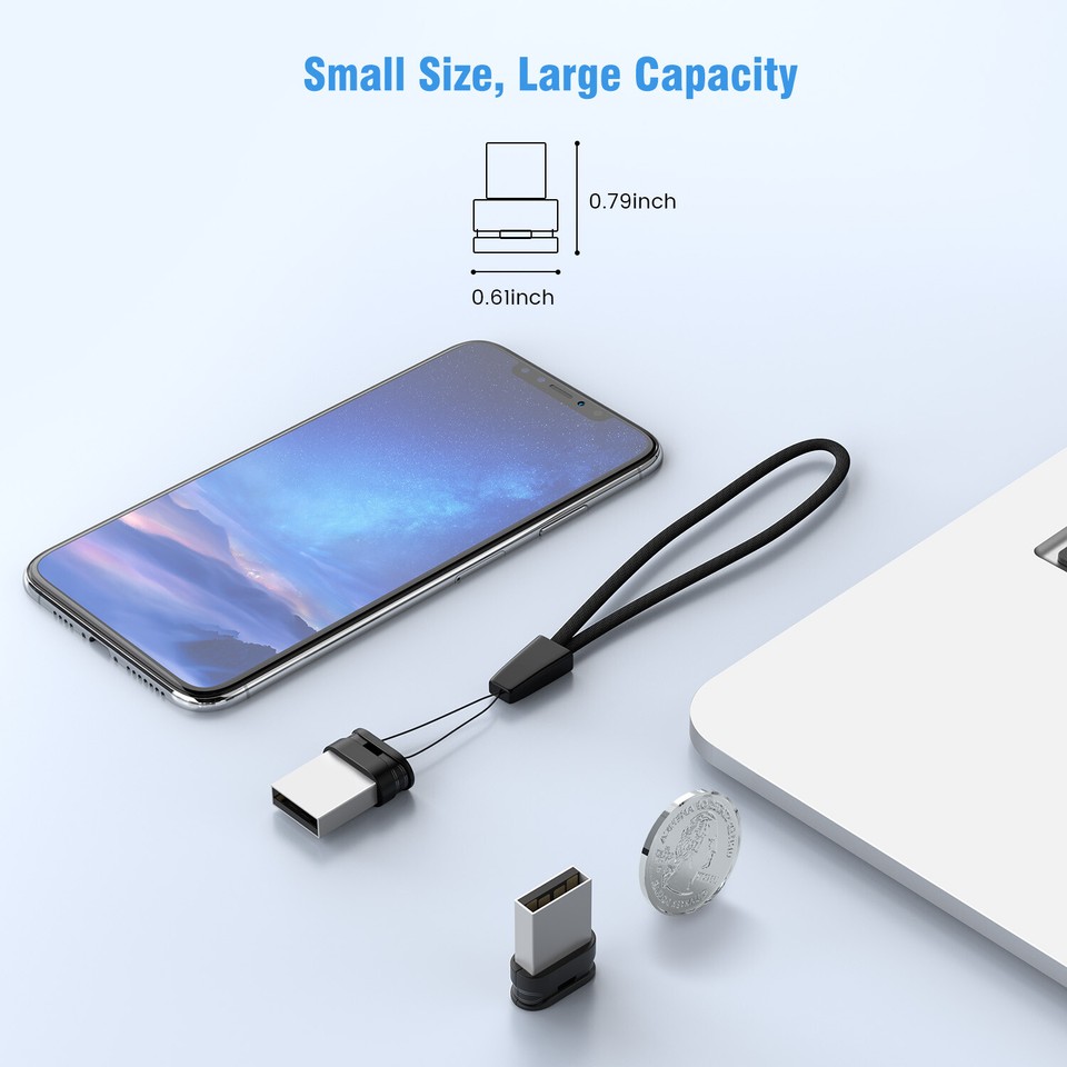 64 GB Mini Black USB Flash Drive 64GB Pendrive Super Tiny Flash USB ...