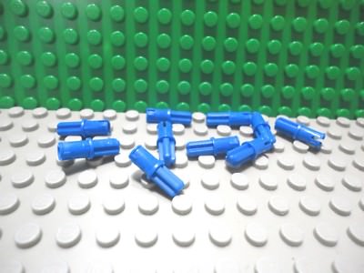 Lego 10 Blue technic pin with axle end NEW | eBay