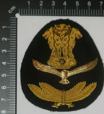 INDIAN INDIA AIR FORCE OFFICER'S CAP BADGE PILOT | eBay