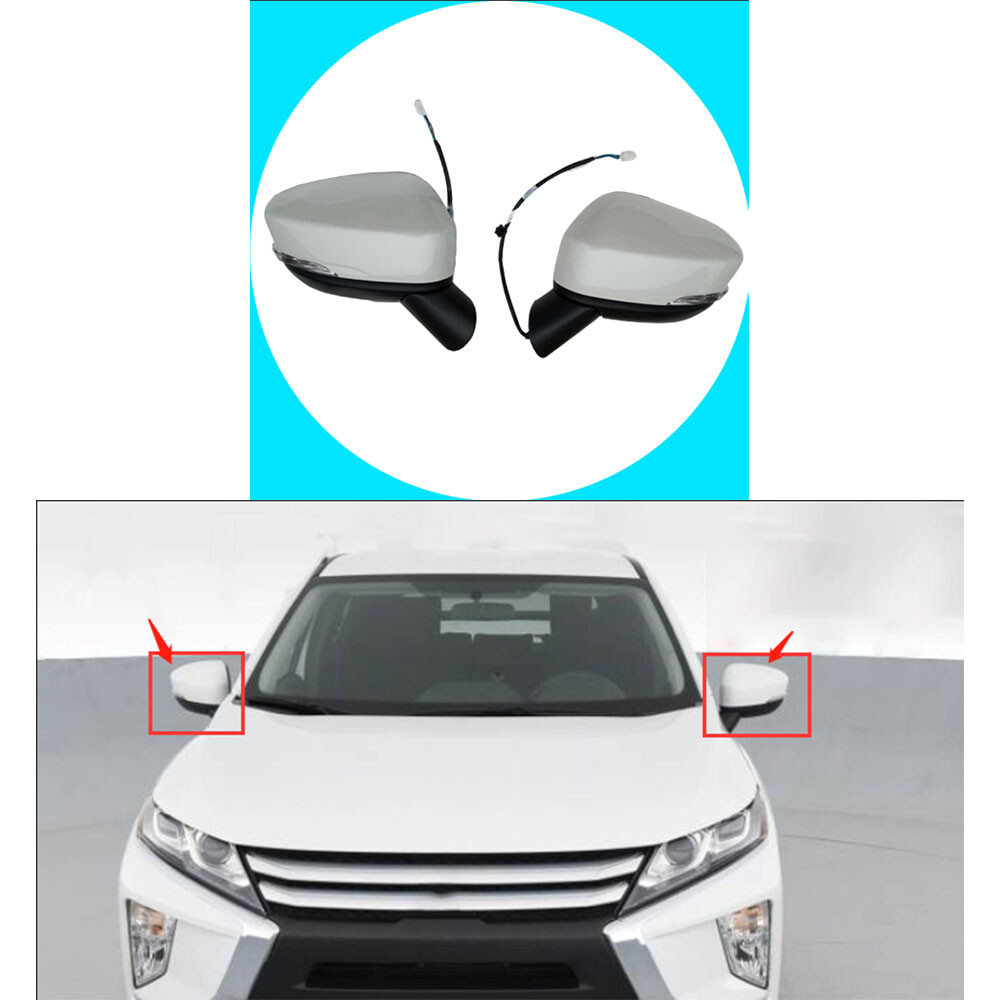 Replace White Side Rearview Mirror Cover Trim For Mitsubishi Eclipse ...