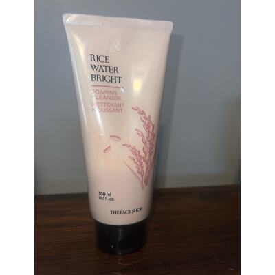 Avon The Face Shop RICE WATER BRIGHT Foaming Cleanser 10.1 oz ...