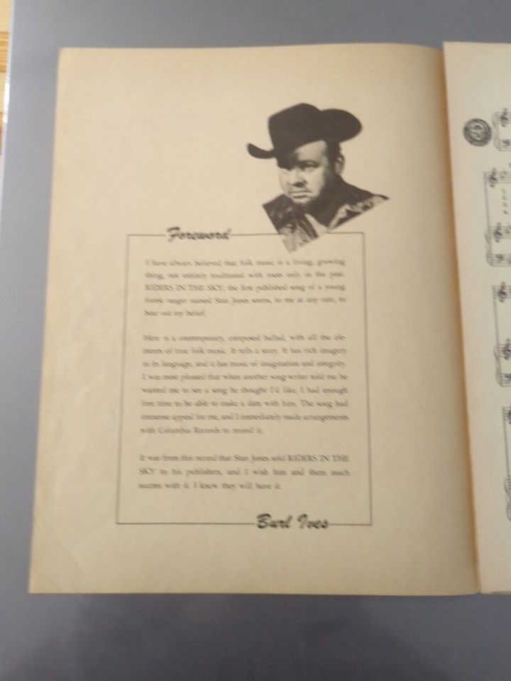 "Riders In The Sky" A Cowboy Legend Sheet Music by Burl Ives / Stan ...