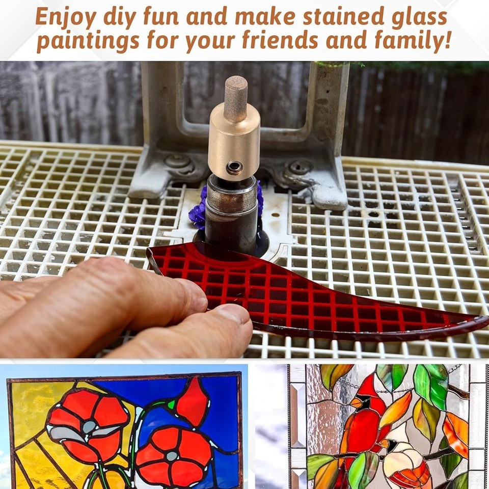 1In 3/4In 1/4In 1/8In Grinder Bit Head Tool Brass Core Stained4680 ...