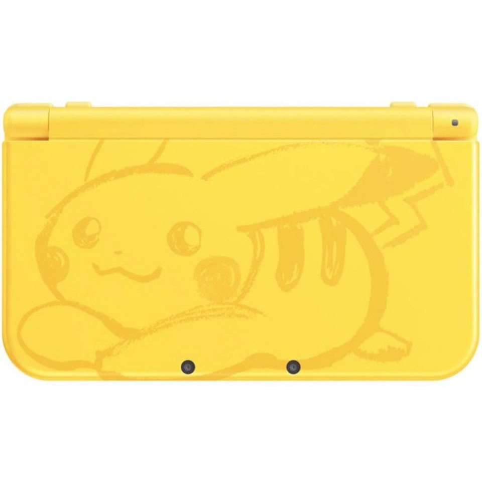 Nintendo Pikachu Yellow Edition Nintendo New 3DS LL XL Console With SD ...