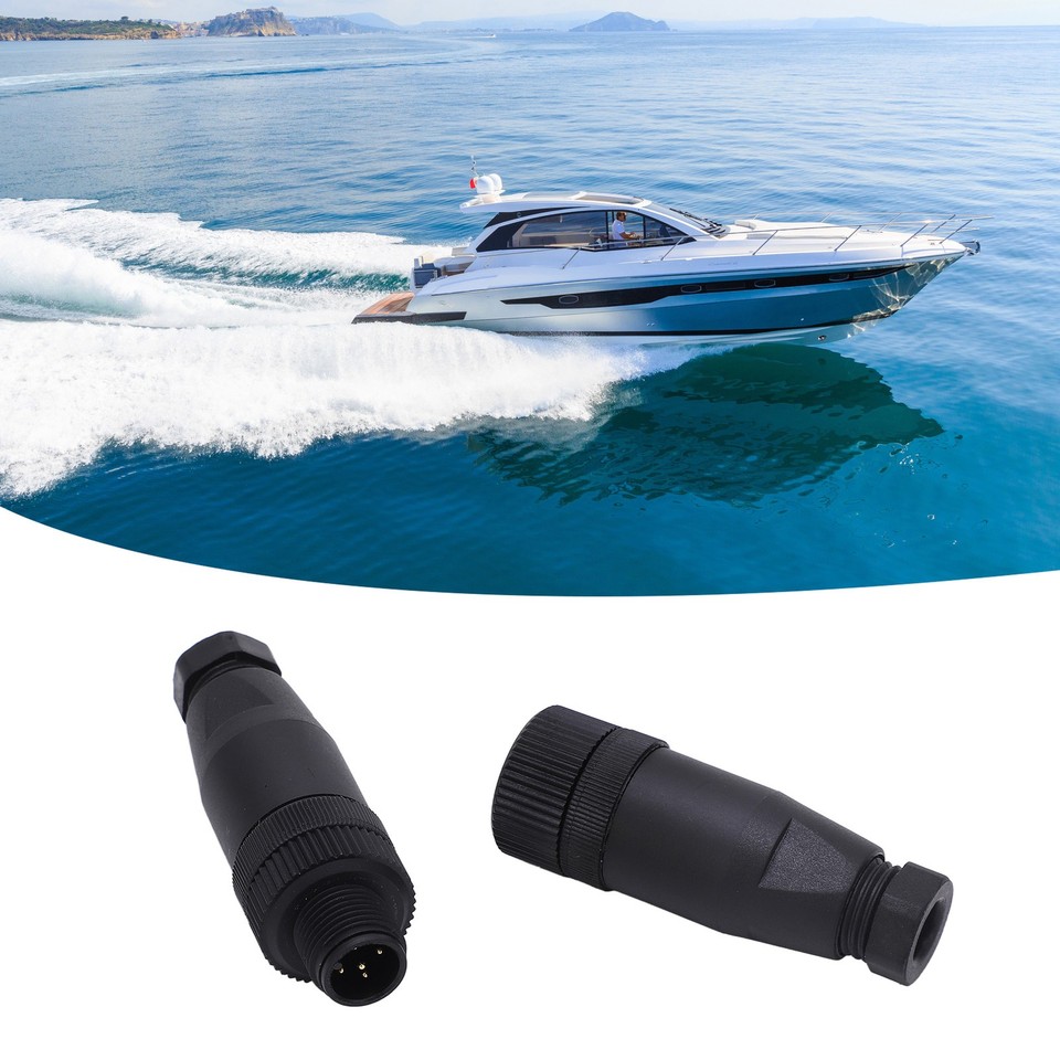 ⁺for NMEA 2000 Male Female Terminator M12 5 Core A Shape Connector 9A ...