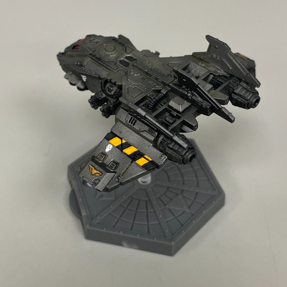 IRON WARRIORS AERONAUTICA IMPERIALIS PAINTED SHIPS WARHAMMER 40K EPIC ...