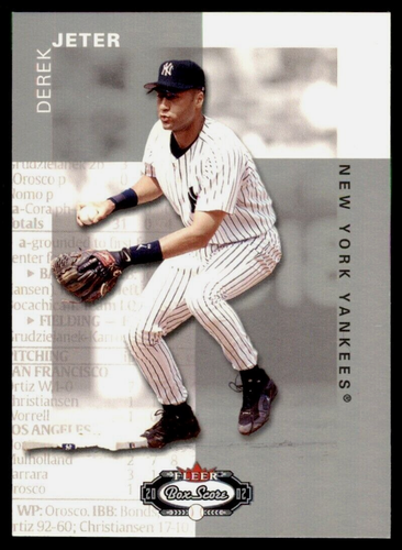 Derek Jeter 2002 Fleer Box Score #1 | eBay