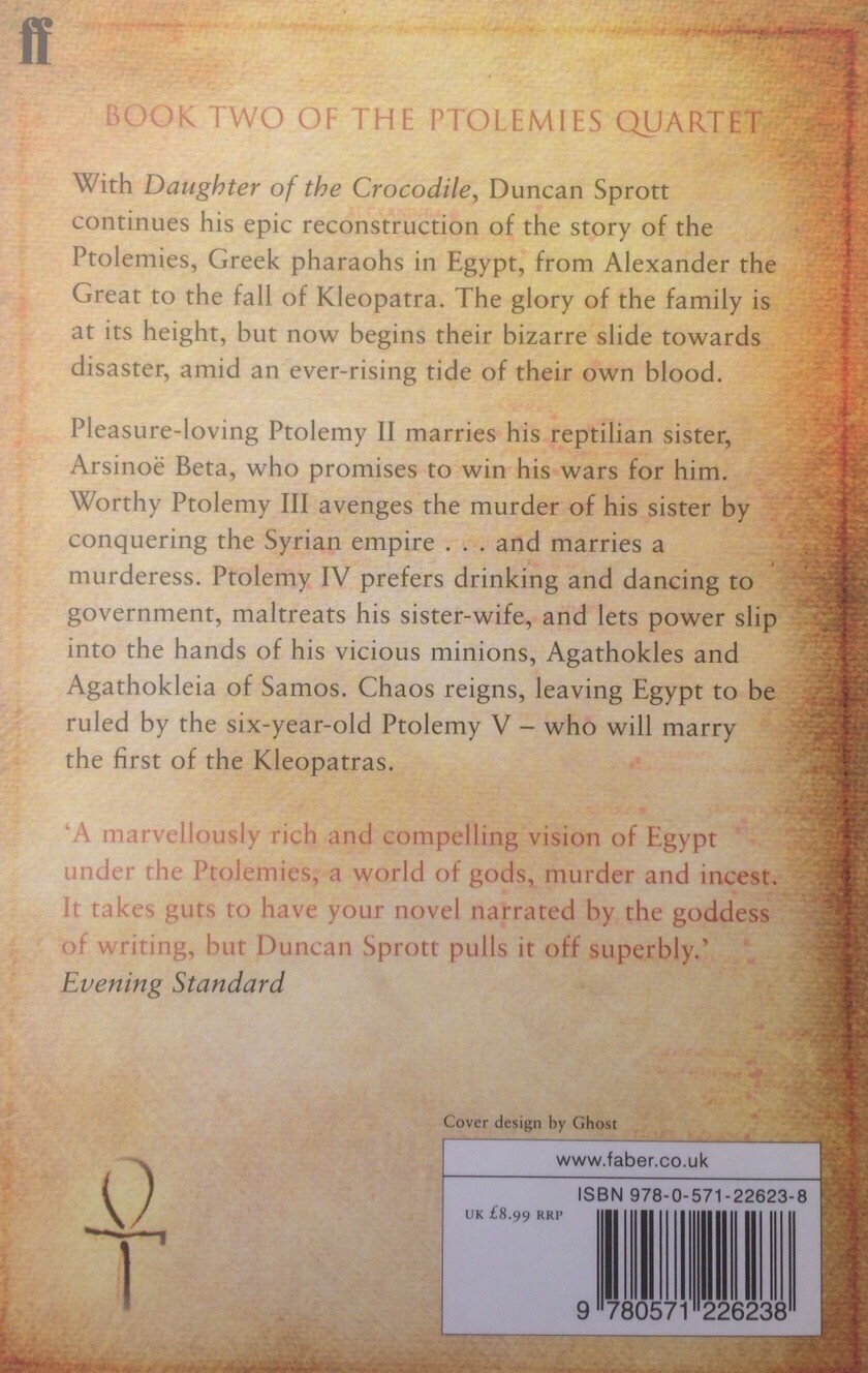 Daughter of the Crocodile: Book 2 of the Ptolemies Quartet By Duncan ...