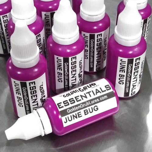 NEW 1 OZ. JUNE BUG Essentials Color Fishing Soft Plastic Lure Making ...