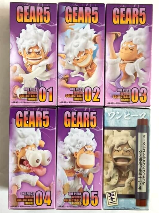One Piece WCF World Collectable Action Figure Statue Gear 5th Special ...