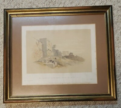 vintage lithograph art print framed | eBay