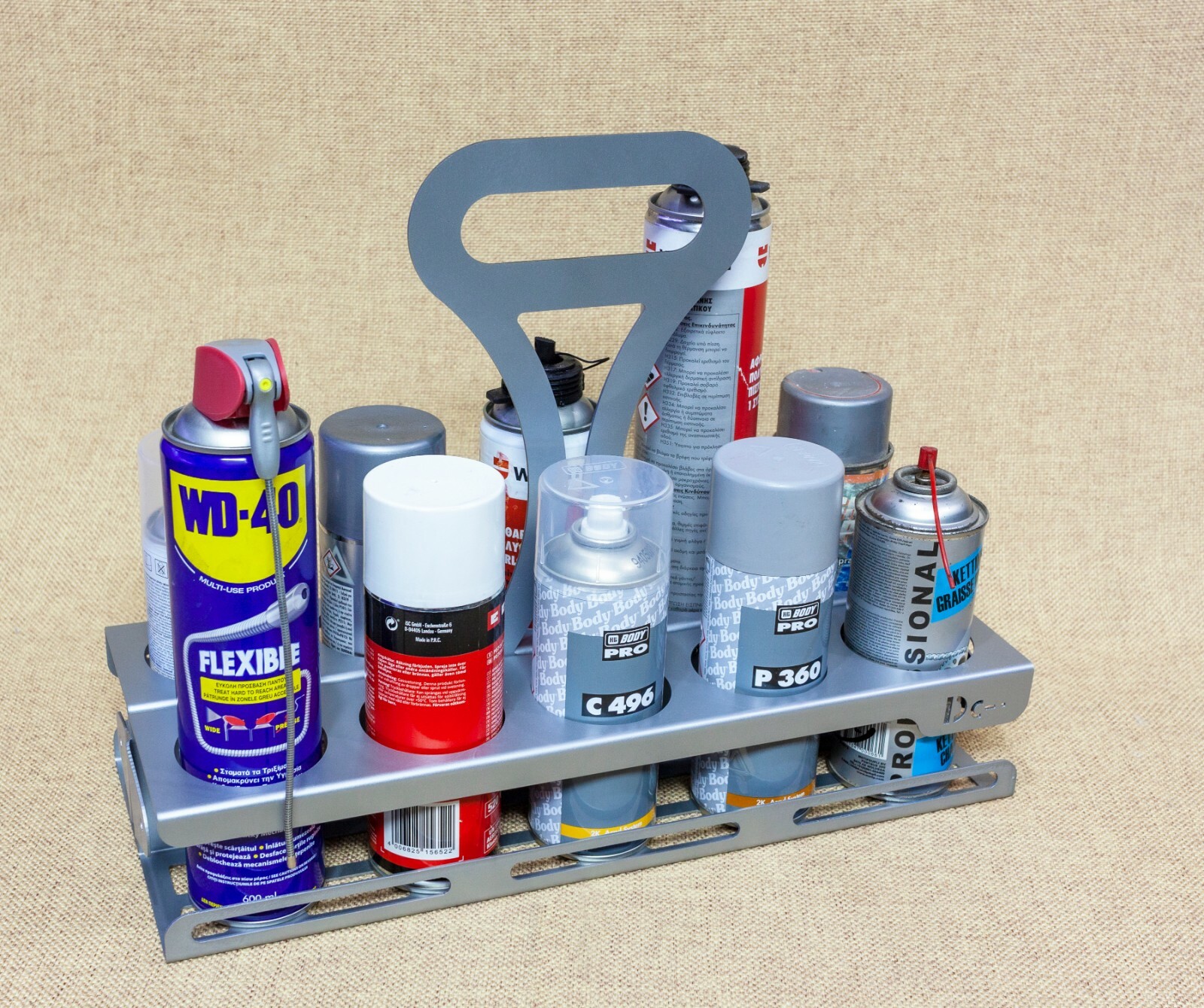 Spray Can Rack / Aerosol Can Holder & Lube Storage Rack | eBay