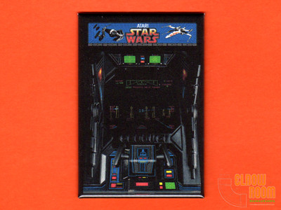 Star Wars marquee/bezel 2x3" fridge/locker magnet Atari arcade vector ...