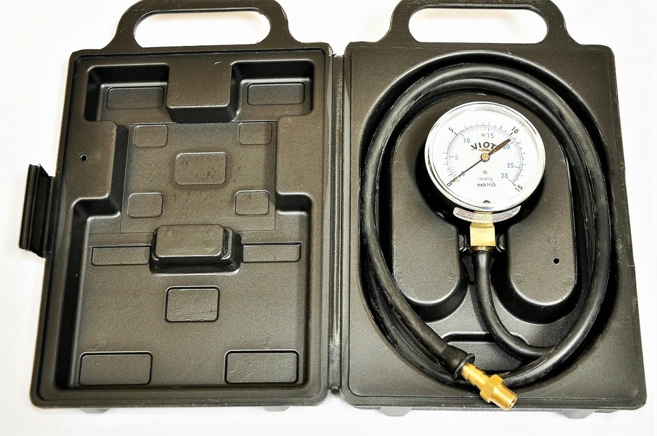 Gas LPG Propane Appliance Manifold Line Low Pressure Gauge Manometer 15 ...