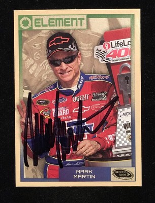 MARK MARTIN 2009 WHEELS AUTOGRAPHED SIGNED AUTO NASCAR CARD 13 | eBay
