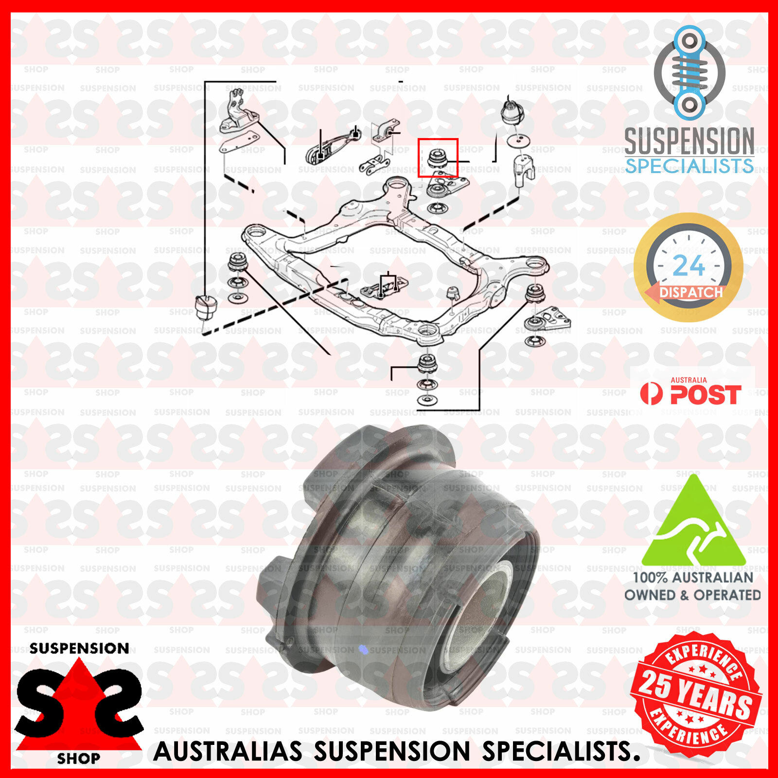 Rear Bushing, Axle Beam Suit VOLVO V70 Ii (285) 2.4 T V70 II (285) | eBay