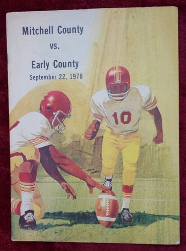 MITCHELL vs EARLY COUNTY Football Game Program 1978 | eBay