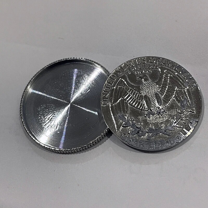 Hollow Detachable Trick Quarter Spy Coin Novelty Gift Free Shipping! | eBay