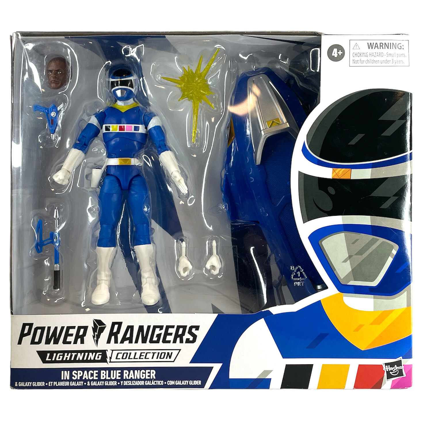Power Rangers Lightning Collection In Space Blue Ranger & Galaxy Glider ...