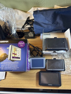 Lot Four (4) Garmin GPS Devices Navigation Nuvi 360 265 50 Bundle | eBay