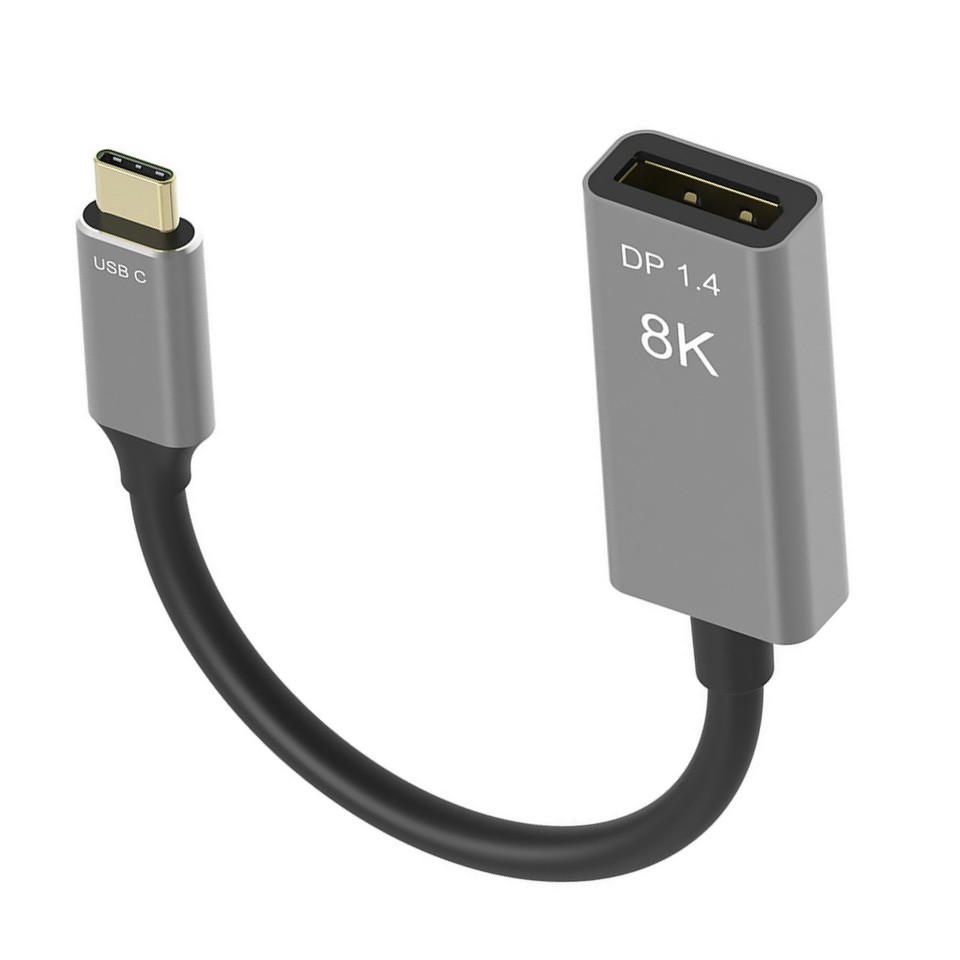 8K Type C to DP Extension Cable USBC Thunderbolt 3 to DisplayPort ...
