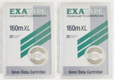 2 Exabyte 307265 Exatape 8 MM Data Cartridge 160mXL | eBay