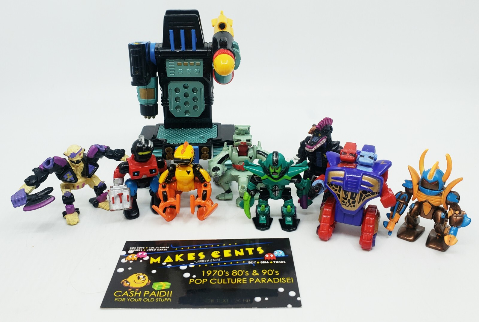 Lot of 9 - Vintage Micro Machines Z-Bots Figure Lot - COOL! | eBay