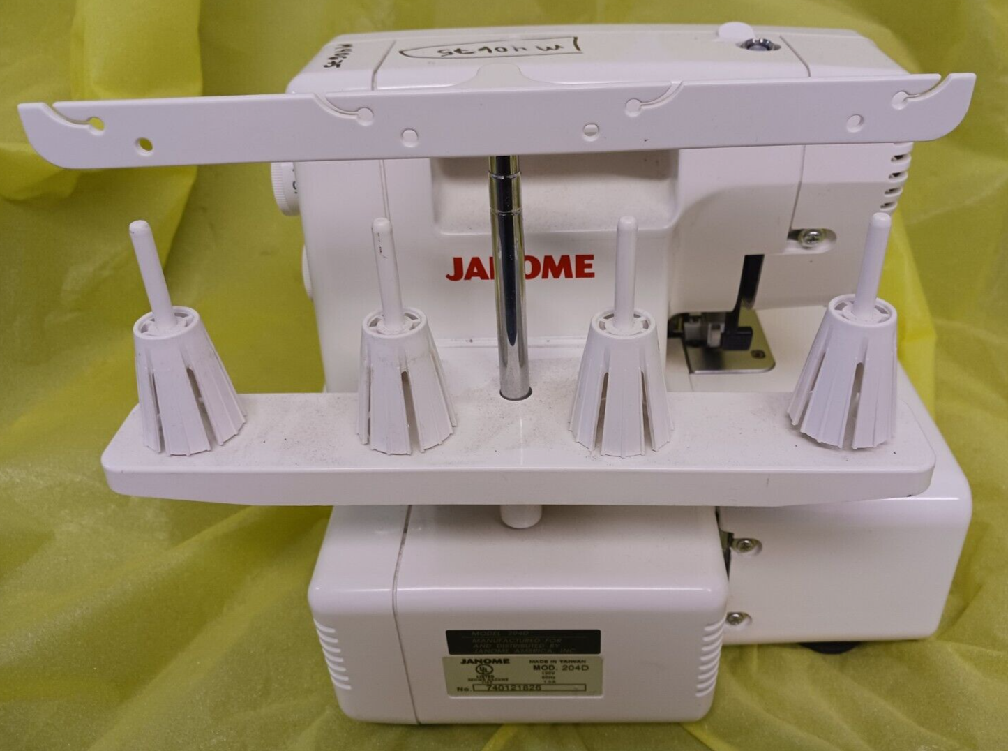 JANOME MYLOCK 204D SERGER MACHINE - No Needle or Foot Pedal | eBay