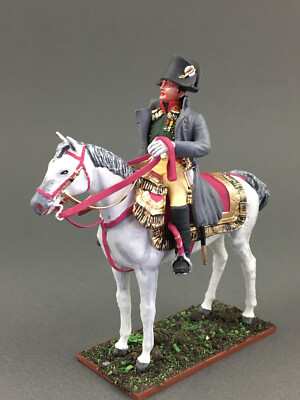 Painted Napoleon Bonaparte figure 1/30, Napoleonic tin miniature VID ...