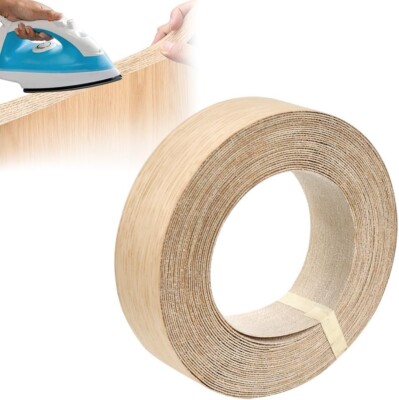 40mm Real Oak Edging Tape - 10m Iron On Edging Strip Pre-glued Oak ...