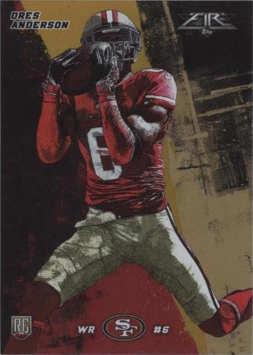 2015 Topps Fire - Rookies Dres Anderson #41 Orange /499 (RC) for sale ...