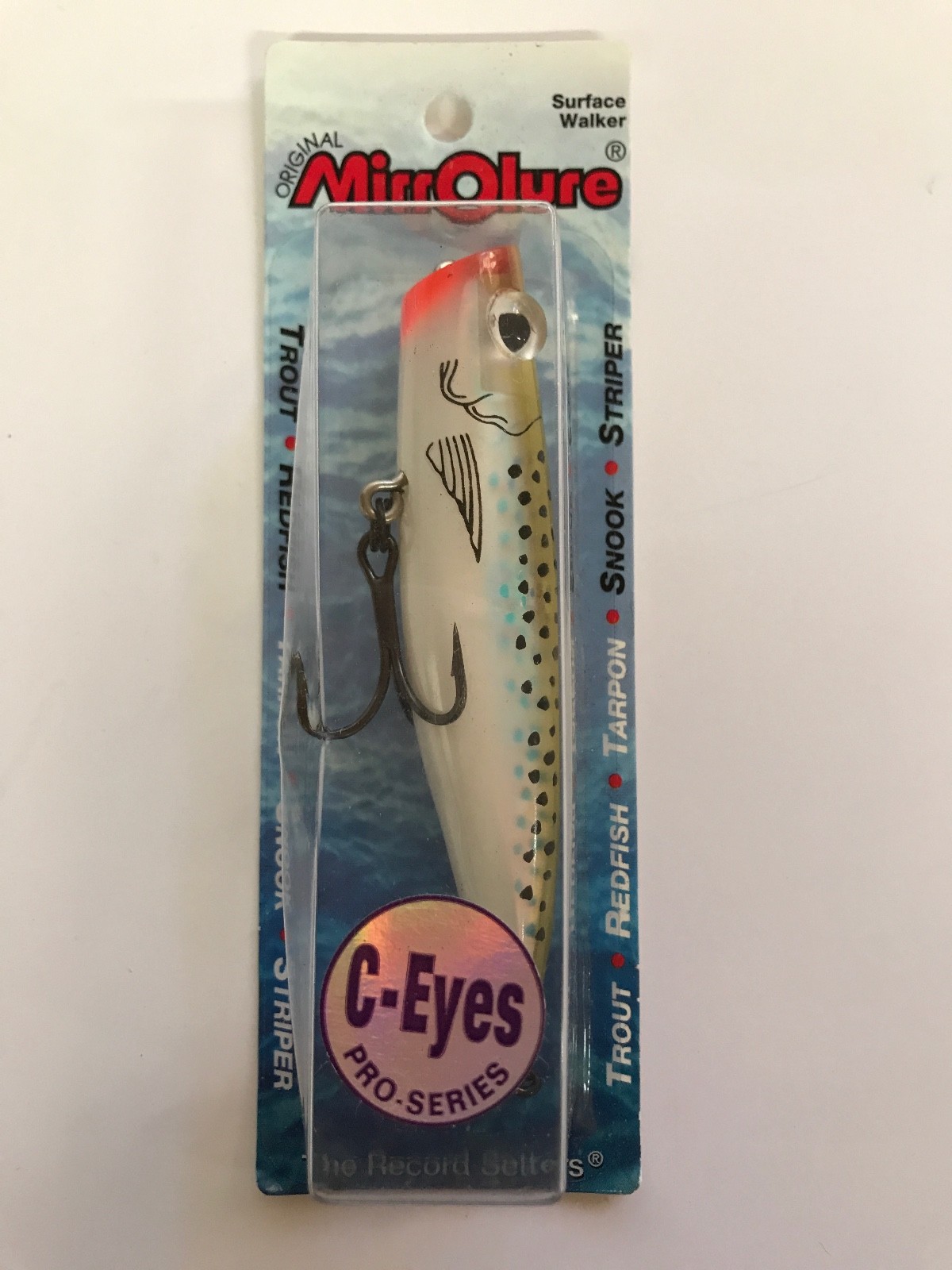 Mirrolure Floating Topwater Fishing Fish Bait Lure 36 Series C-Eyes ...