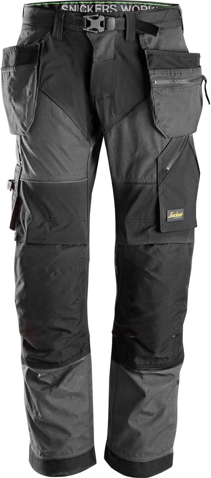 Snickers 6902 Flexiwork Stretch Work Holster Pockets Trouser 47" w Grey ...
