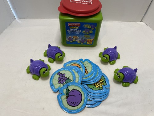 Vintage Fisher Price Turtle Picnic Color Matching Game COMPLETE 2 ...