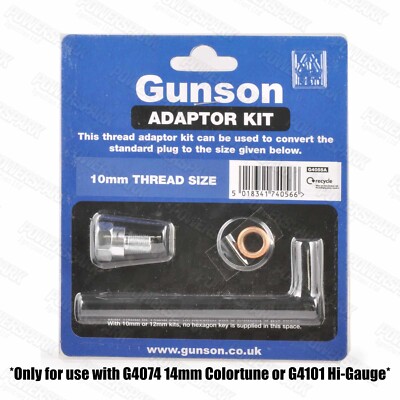 Colortune and Compression tester 14mm to 10mm thread adaptor kit w ...