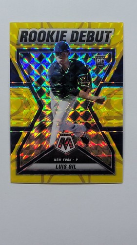 2022 Panini Mosaic Yellow Rookie Debut Luis Gil #rd-10 New York /99 | eBay