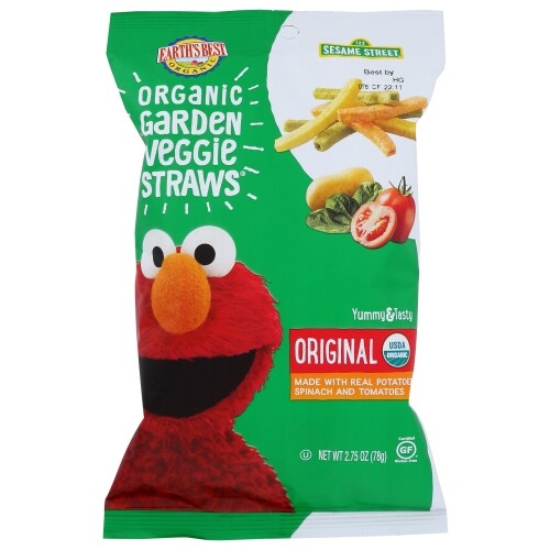 Straw Veggie Sesame Street 2,75 Oz (Caisse De 6) Par Earth's Best | eBay