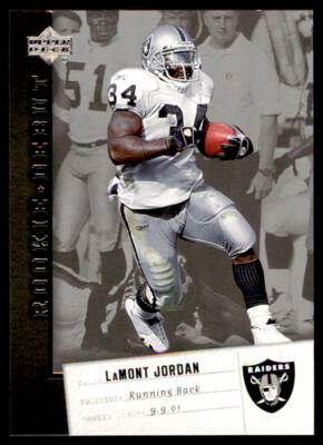 2006 Upper Deck Rookie Debut #72 LaMont Jordan Oakland Raiders | eBay