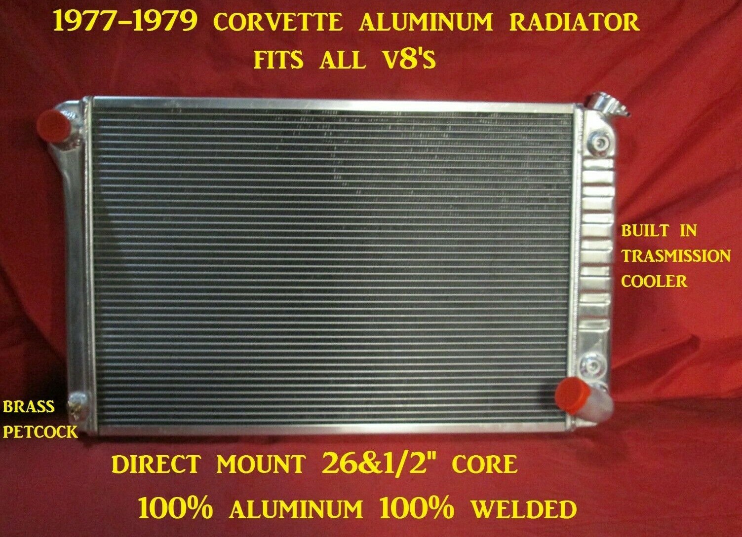 Corvette Radiator 1977 1978 1979 Aluminum V8 Motor Automatic Best ...