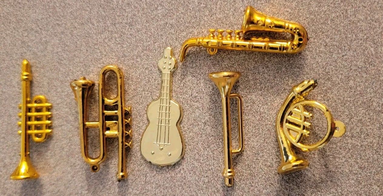 1:12 Dollhouse Miniature Musical Instruments Collection 6 Pcs Music ...