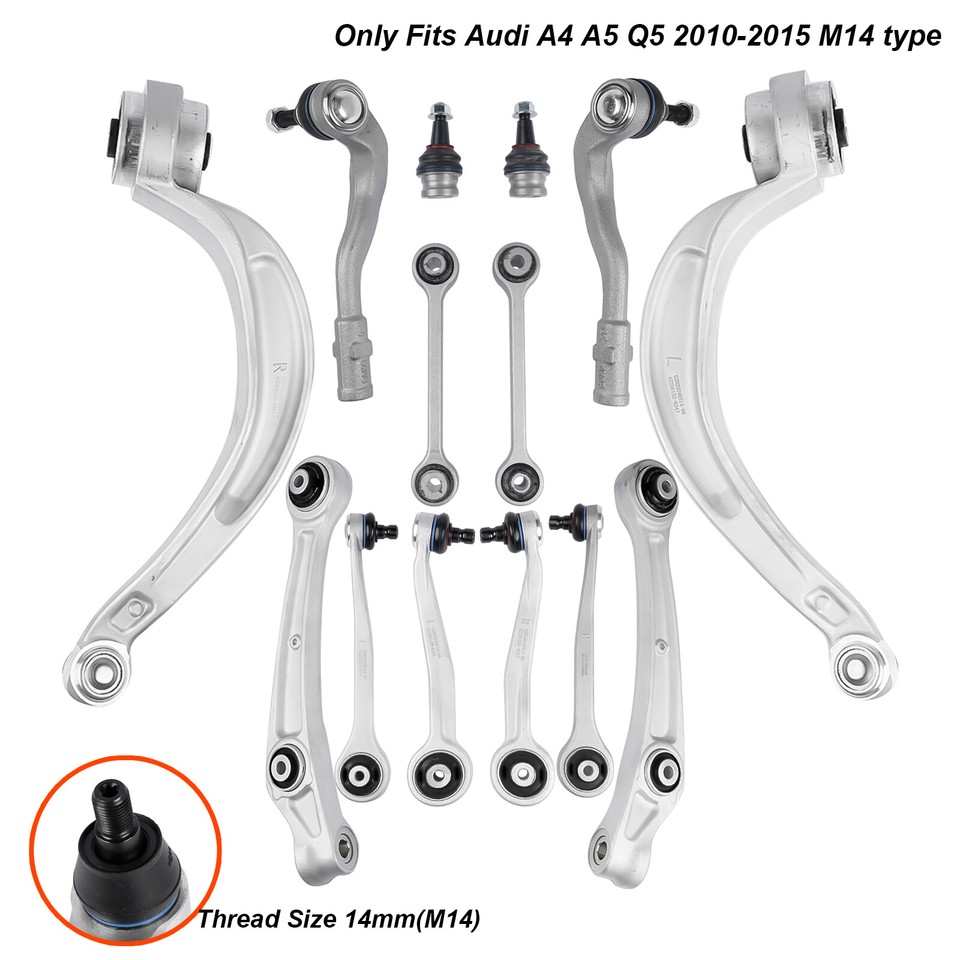 Front Control Arm (14PCS) For 2011-2016 Audi A4 A5 S4 S5 Q5 Quattro ...